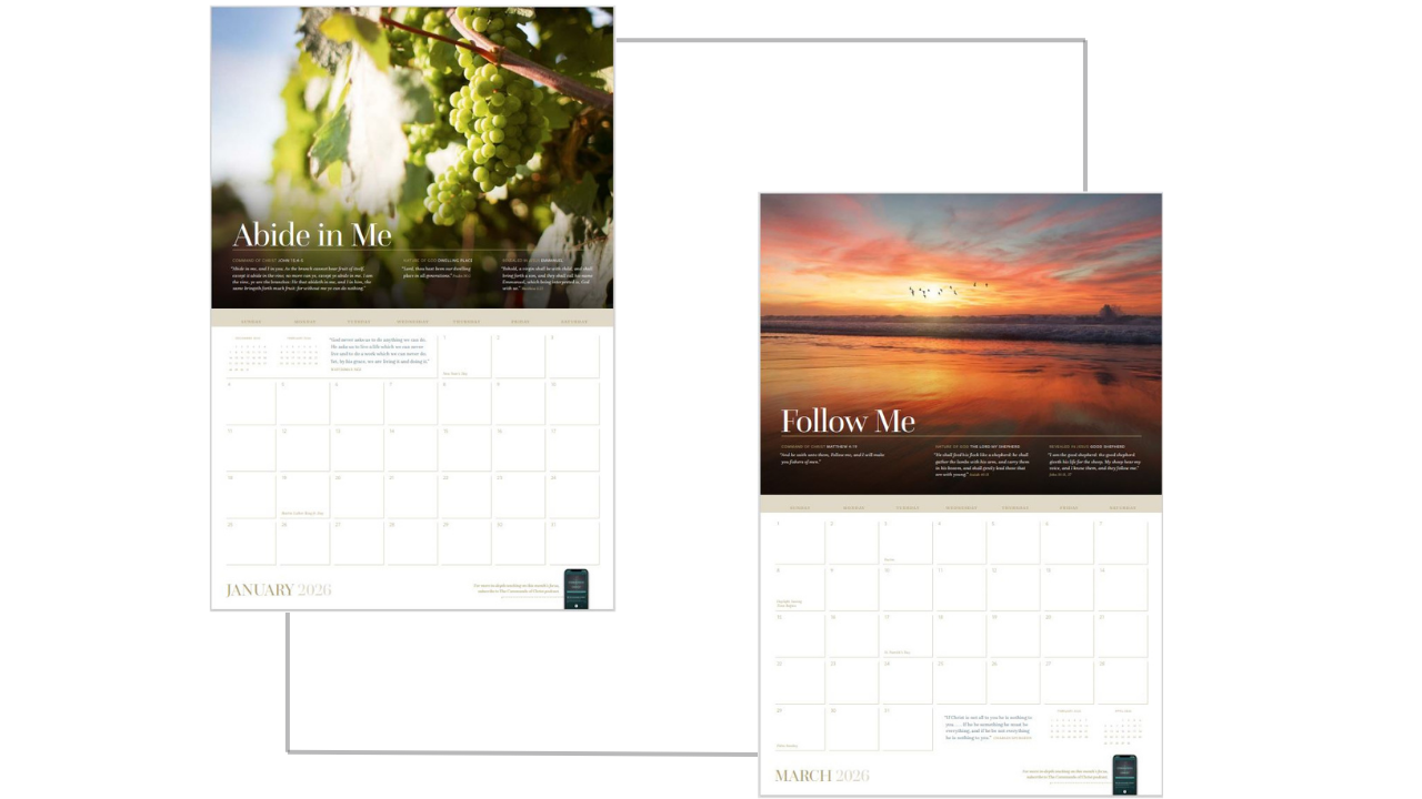 IBLP Online Store: Commands of Christ Calendar 2026