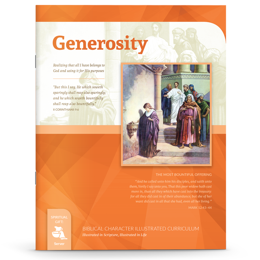 IBLP Online Store: Biblical Character Illustrated Curriculum: Generosity