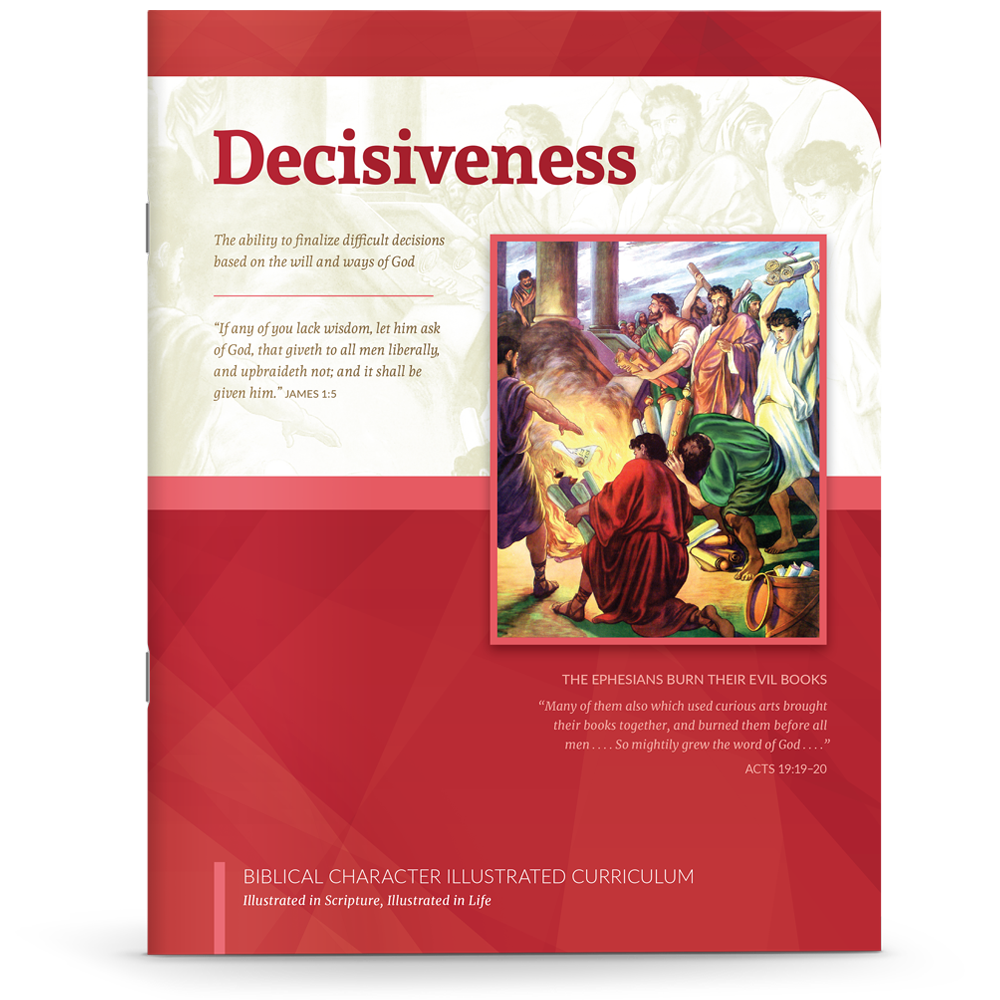 IBLP Online Store: Biblical Character Illustrated Curriculum: Decisiveness