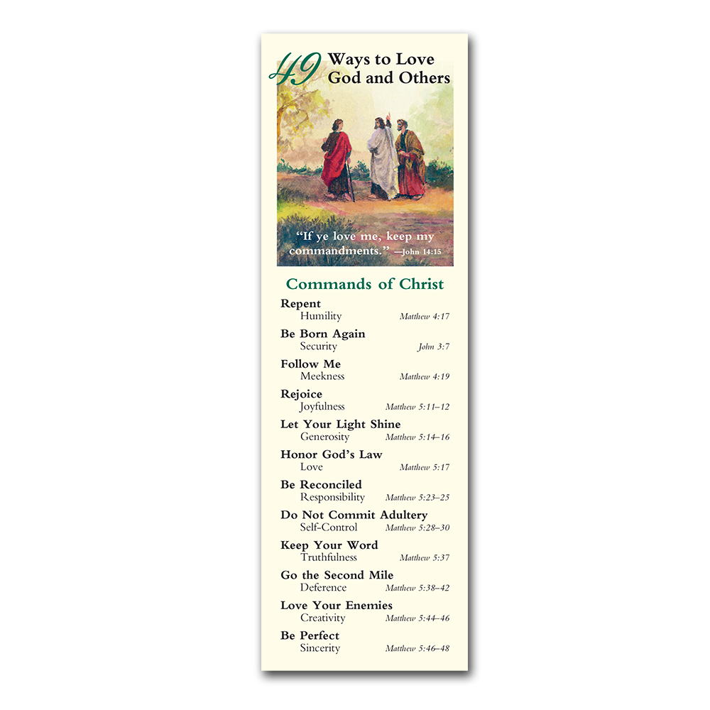 IBLP Online Store: Commands of Christ Bookmark